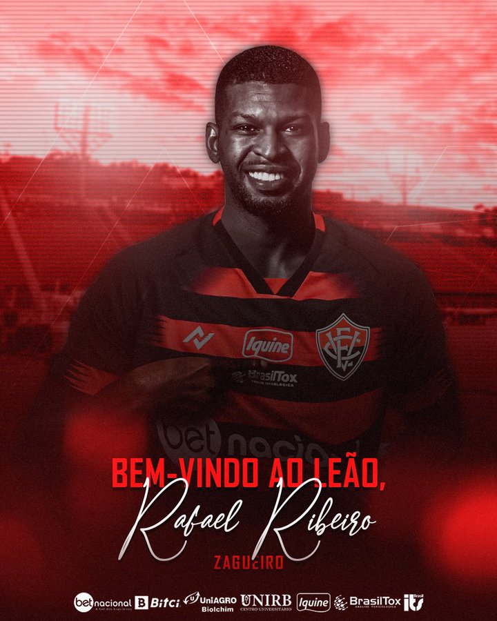 Rafael Ribeiro é regularizado e já pode estrear pelo Vitória